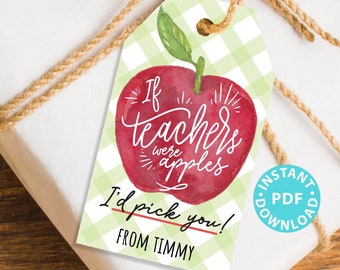 Printable Happy First Day of School Tag Back to School - Etsy