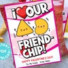 Valentine Chip Bag Tag Printable, I Love Our FRIEND CHIP Kids ...