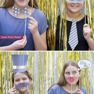 New Years Props Printable, Photo Booth Props, New Years Eve Decorations ...