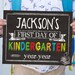 Last Day of School Sign Printable, Chalkboard Bright, Editable Name ...