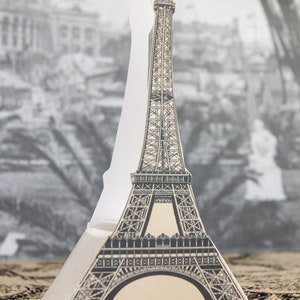 Eiffel Tower Favor Box Printable, Paris Party, Gift Box, DIY, Vintage ...