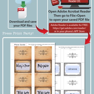 EDITABLE Wizard Food Labels Printable, Halloween Food Labels, Witch ...