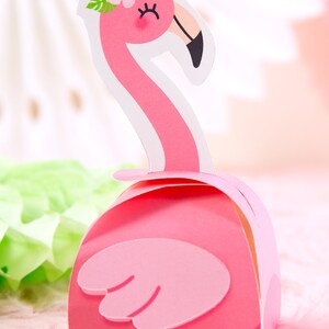 Flamingo Favor Box Printable, Flamingo Birthday Favors, Lets Flamingle ...
