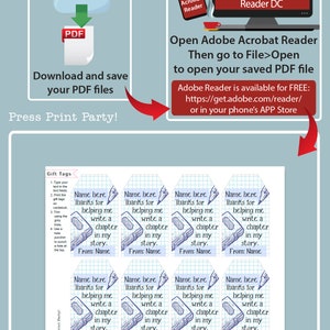 EDITABLE Teacher Appreciation Gift Tags Printable, Thank You Gift for ...