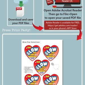 Blow Pop Valentine Printable Heart Template, Kids Valentines Cards ...