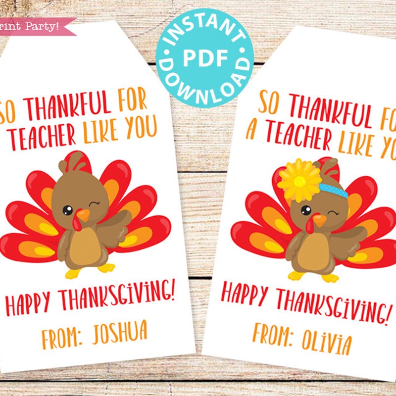 Thanksgiving Tags - Etsy