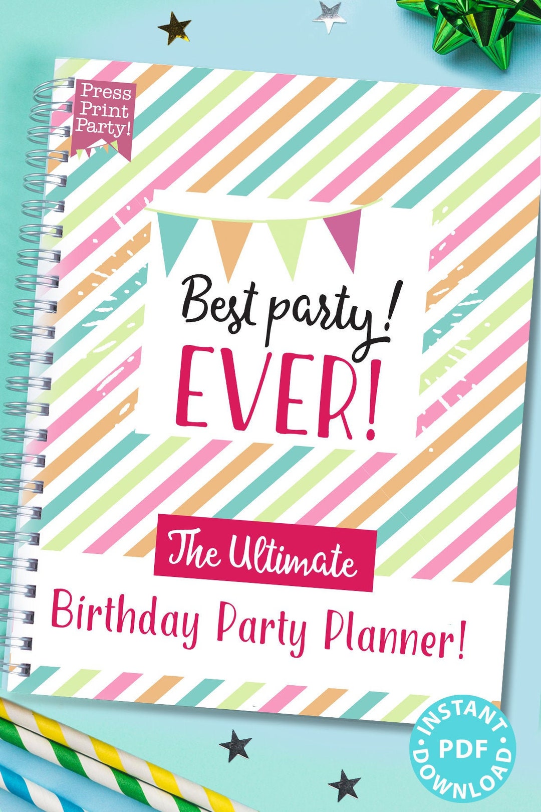 Kids Birthday Party Planner Ultimate Birthday Party Checklist, Party ...