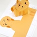 Cat Gift Box Printable, DIY Printable Box, Cat Party Decorations, DIY ...