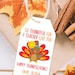 EDITABLE Thanksgiving Tags for Teacher Printable Template, for Kids Boy ...