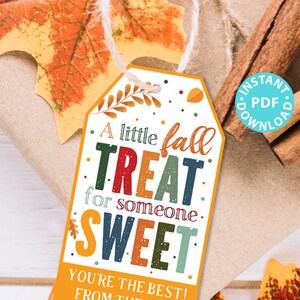 Thanksgiving Tags Printable A Little Fall Treat for Someone Sweet Fall ...