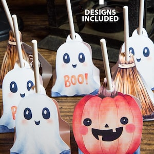 Halloween Lollipop Holders Printables Wrappers Custom Classroom ...