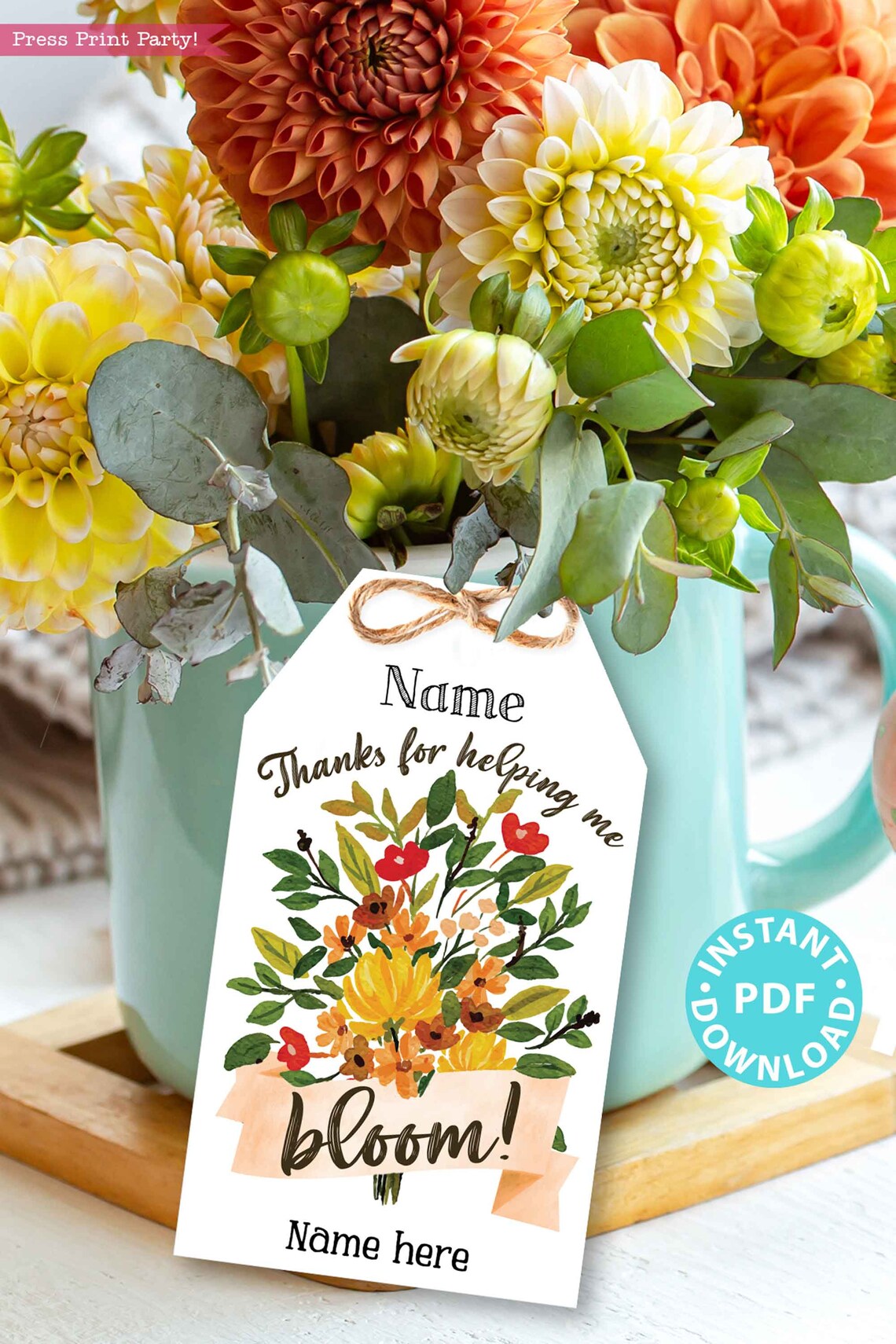 EDITABLE Teacher Appreciation Gift Tags Printable Teacher - Etsy