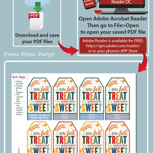 Thanksgiving Tags Printable A Little Fall Treat for Someone Sweet Fall ...
