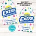 Extra Gum Thank You Gift Tag Printable You're Extra Appreciated Favor ...