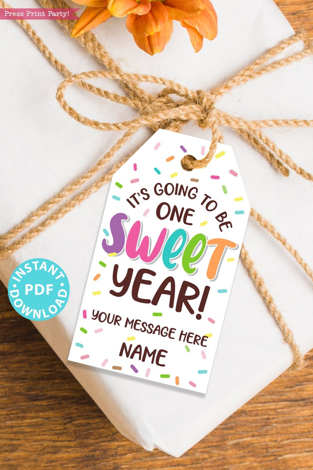 EDITABLE Back to School Gift Tags Printable, First Day of School Gift ...