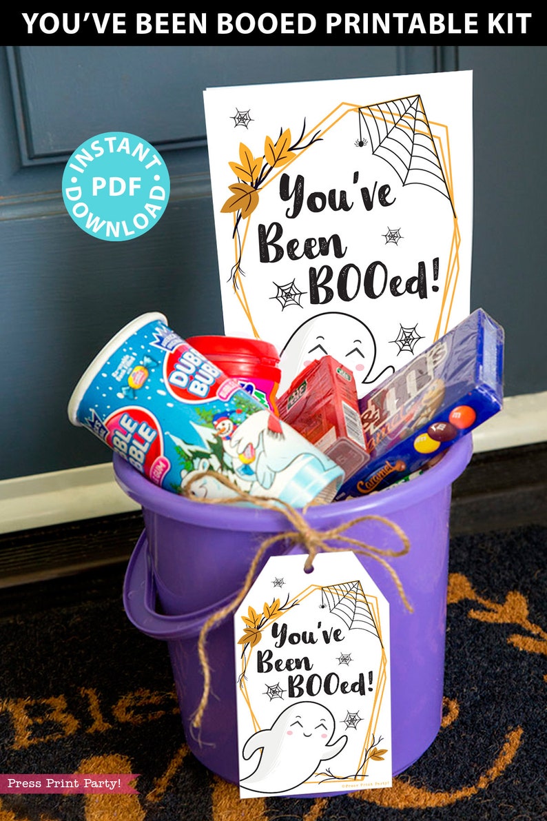 You've Been Booed Printable Kit We've Been Booed | Etsy