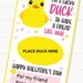 I'm a Lucky Duck to Have a Friend Like You Kids Valentine Card ...