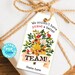 Team Appreciation Gift Tags Printable We Couldn't Have - Etsy