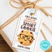 EDITABLE Teacher Appreciation Gift Tags Printable for Cookies thanks ...