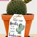 EDITABLE Teacher Appreciation Gift Tags Printable, Cactus, Teacher ...