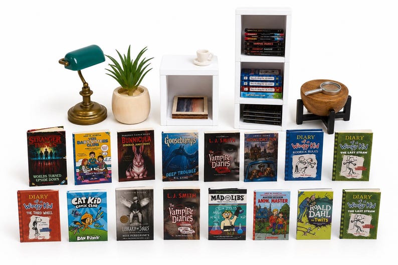 Zuru Mini Brands Book Series Figures | Collectible Miniature Toys - Etsy