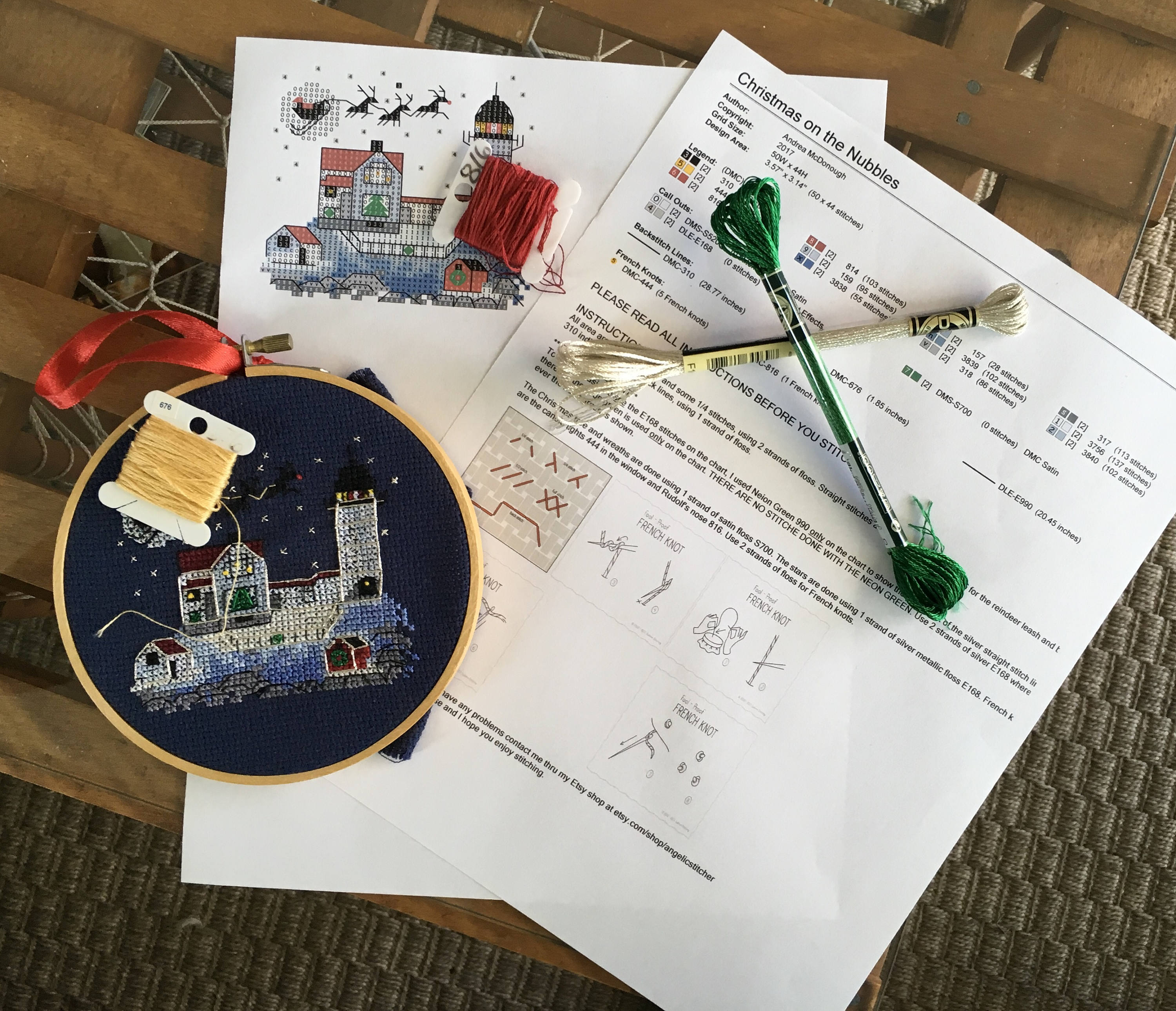 Christmas on the Nubbles - Etsy