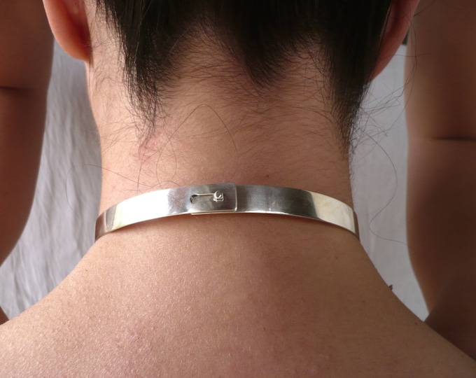 Eternity Sterling Silver Slave Collar O / Sub Collar / Bondage Collar ...