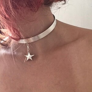 Handmade Sterling Silver Star Collar: Celestial Jewelry - Etsy
