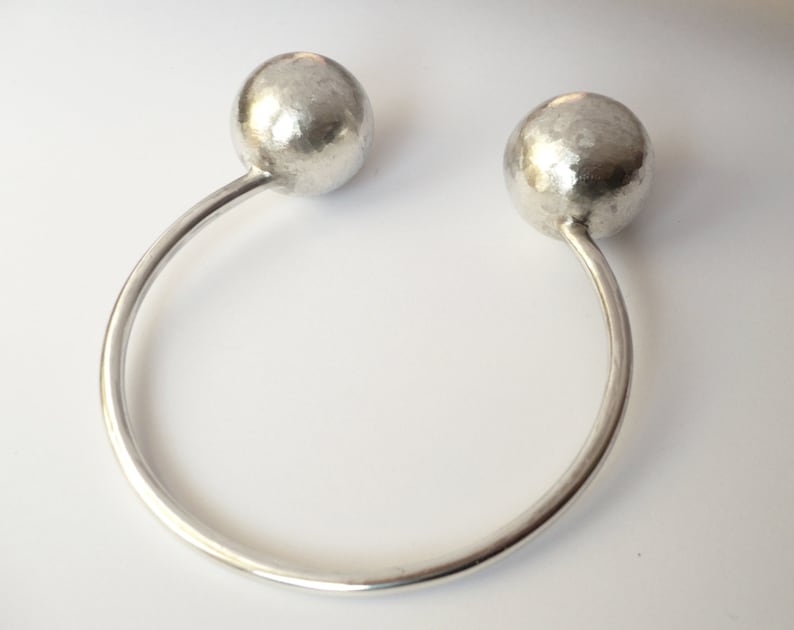 Handmade Sterling Silver Torque Cuff Bracelet | Etsy