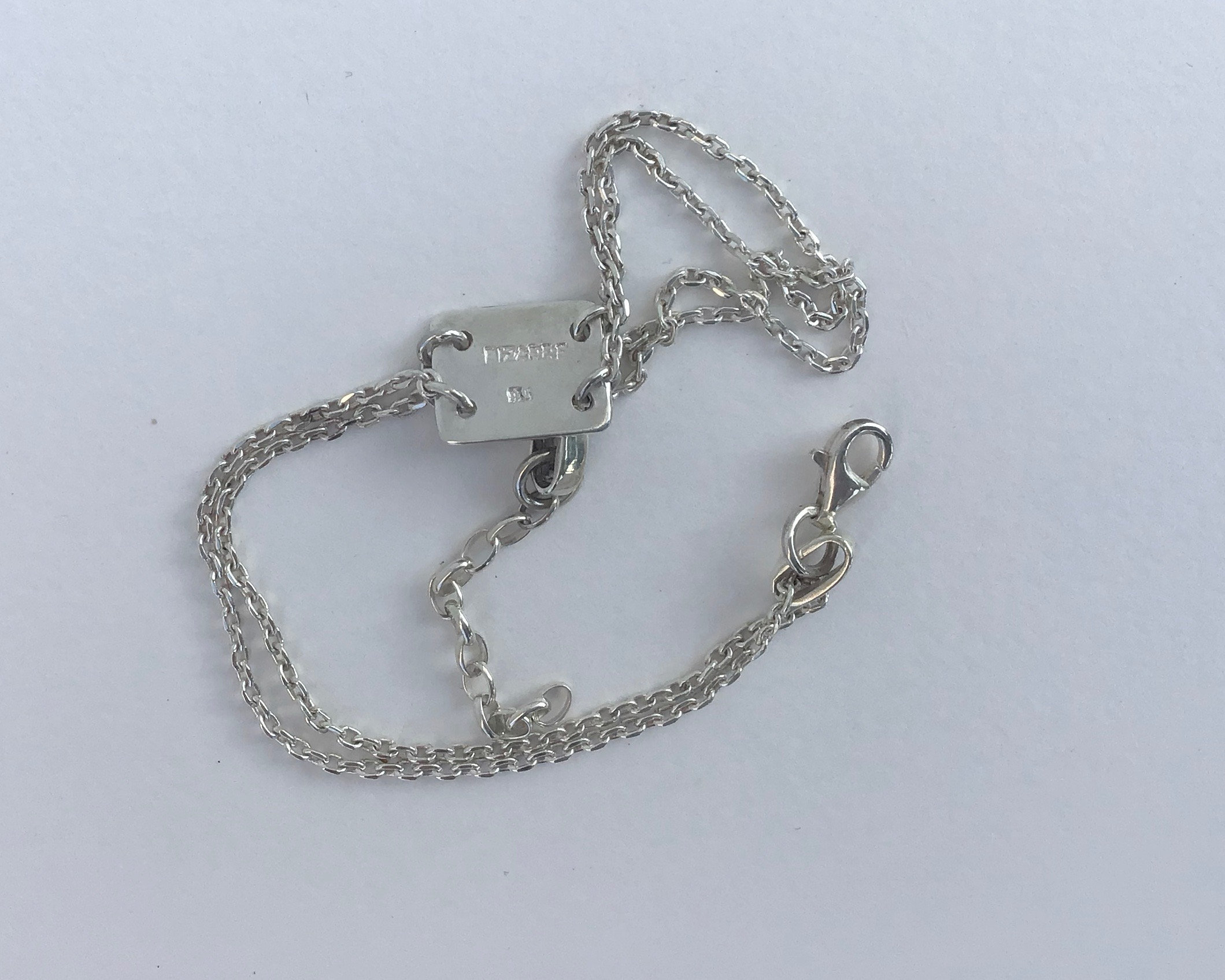 Sterling Silver Double Strand Chain Anklet With Dollar Symbol - Etsy