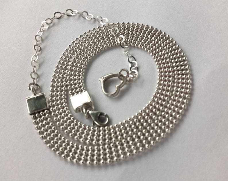Sterling Silver Collar Chain - Etsy