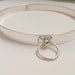 Eternity Sterling Silver Slave Collar O / Sub Collar / Bondage Collar ...