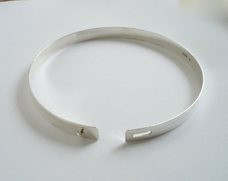 Eternity Sterling Silver Slave Collar O / Sub Collar / Bondage Collar ...