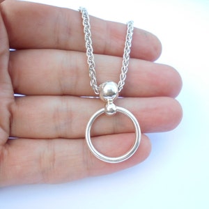 Detachable O Ring Pendant Choker Necklace - Etsy