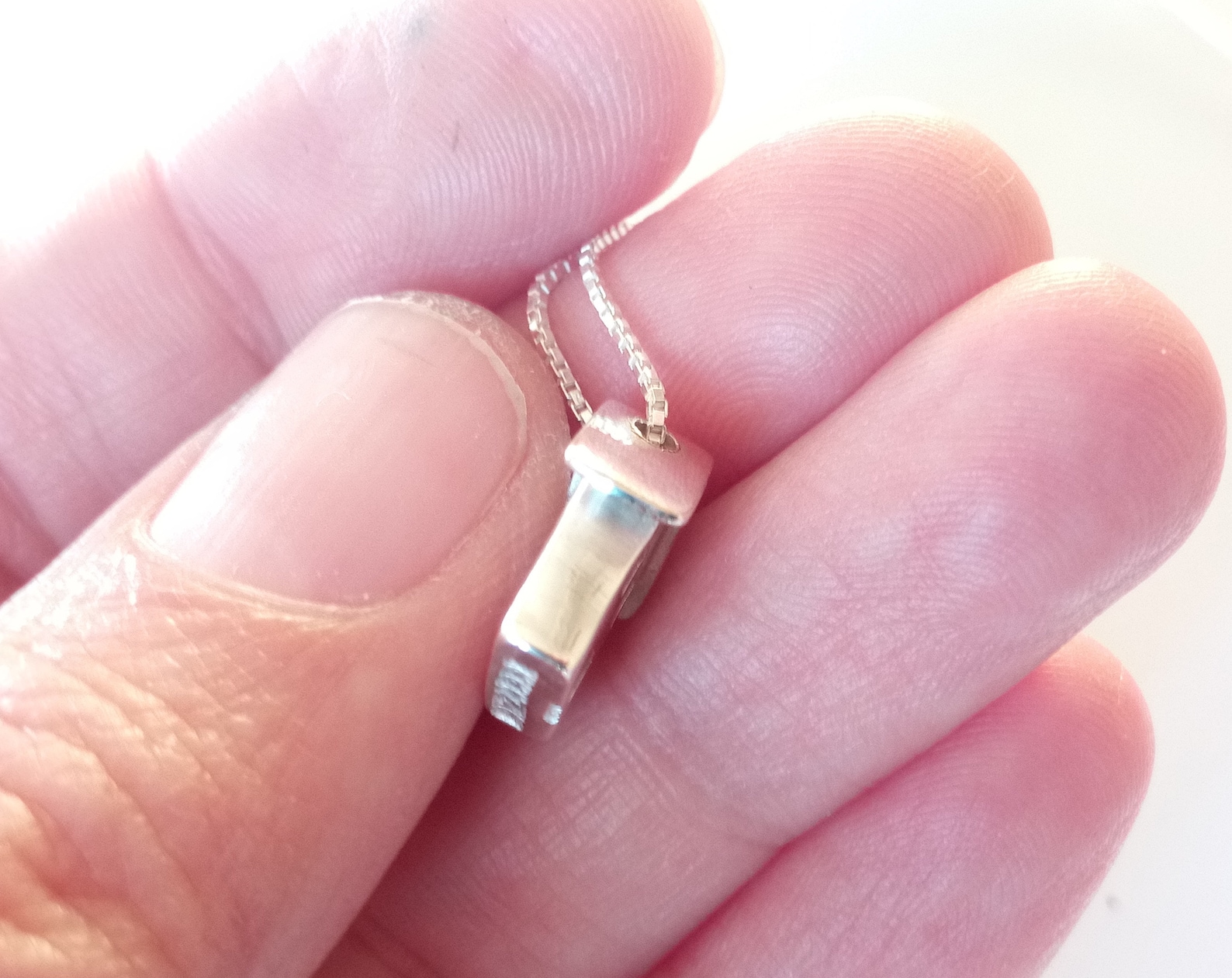 Tiny House Pendant / Sterling Silver House - Etsy