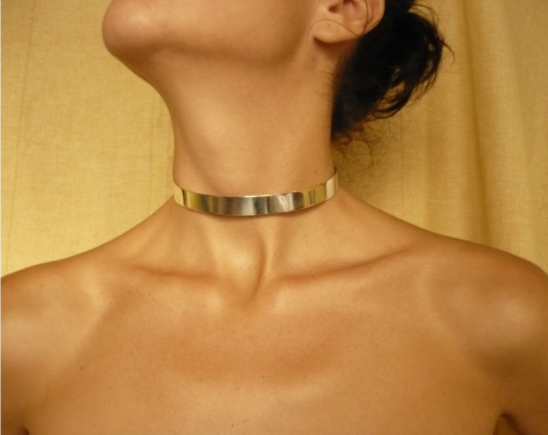 Sterling Silver Slave Collar - Etsy