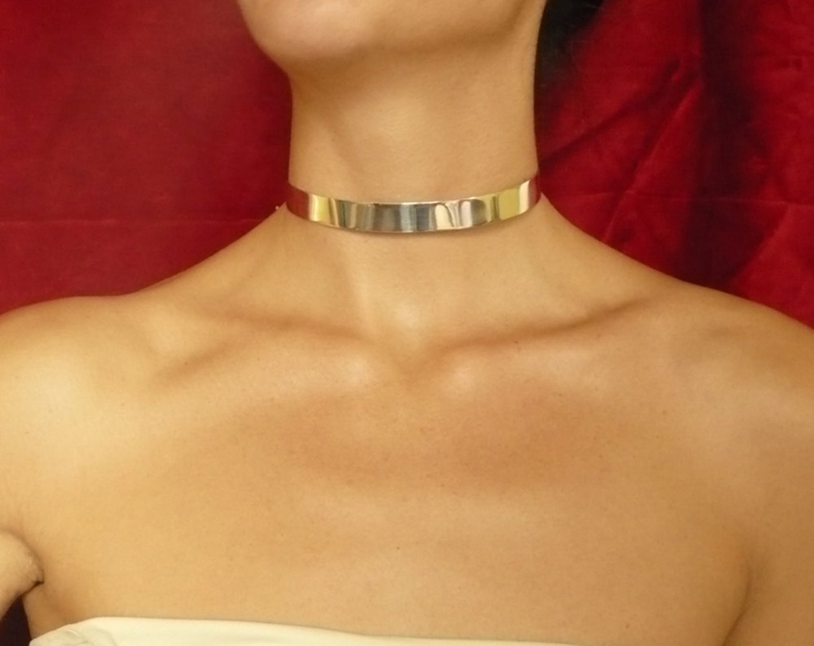 Sterling Silver Slave Collar - Etsy