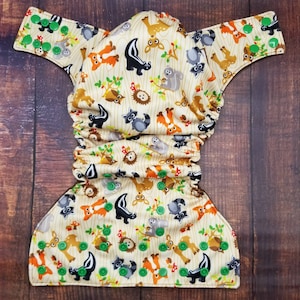Forest Friends PUL Pocket Cloth Diaper - Etsy