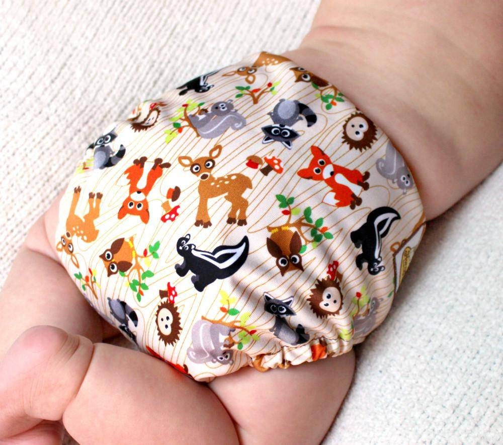 Forest Friends PUL Pocket Cloth Diaper - Etsy