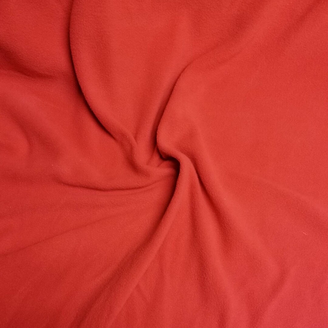 Cherry Red Microfleece BY THE YARD Stay Dry Soft Diaper Making Supplies ...