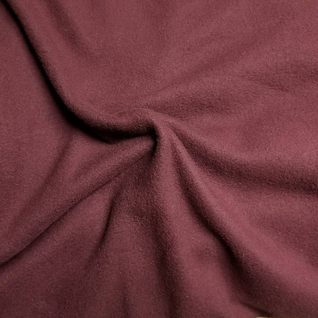 Burgundy Wine Microfleece BY THE YARD Stay Dry Soft Diaper Making ...
