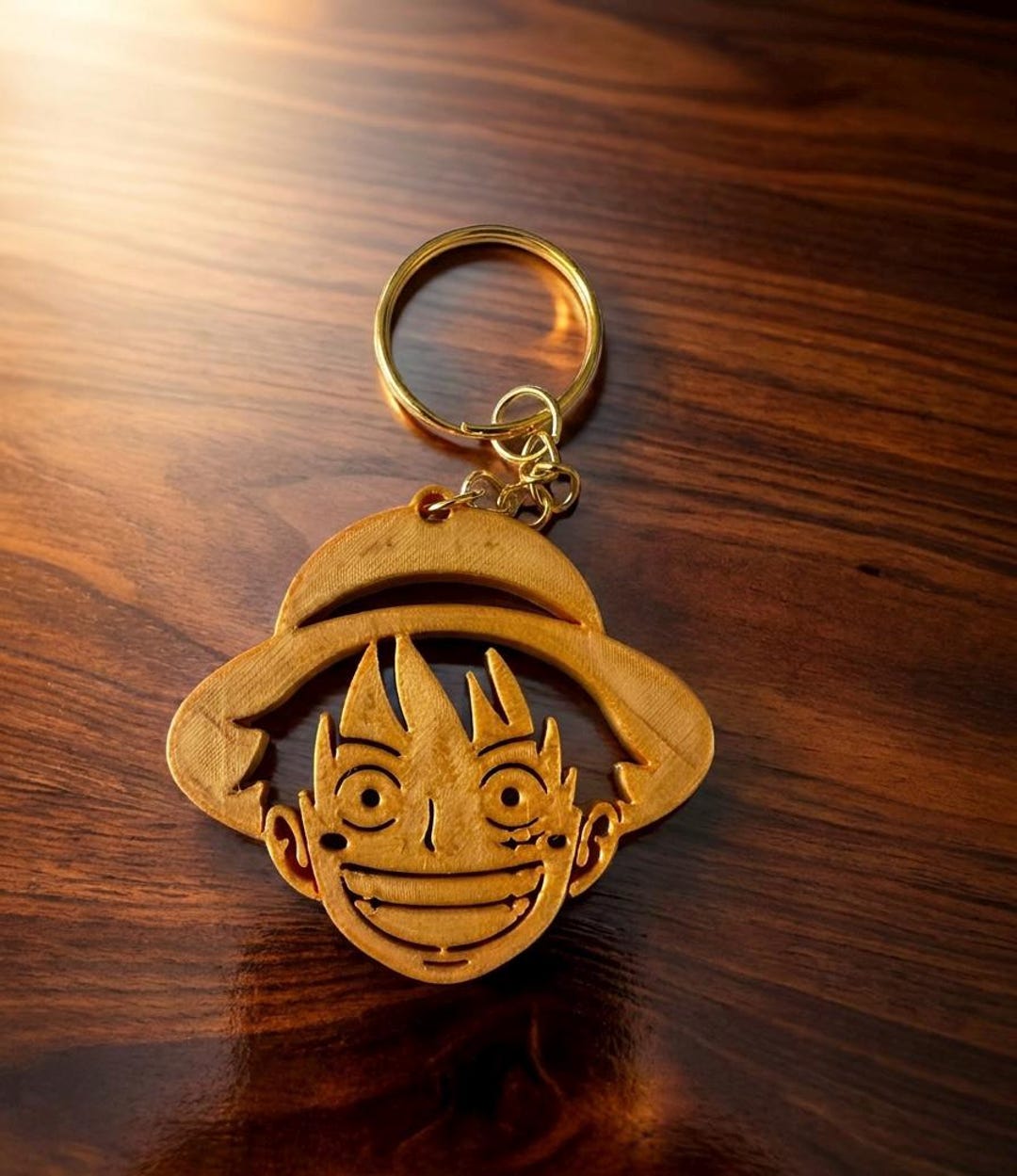 Luffy Keychain | One Piece Anime Pirate Backpack Charm 3D Printed ...