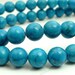10mm Blue Magnesite Matrix Round Gemstone Beads 16 Inch - Etsy