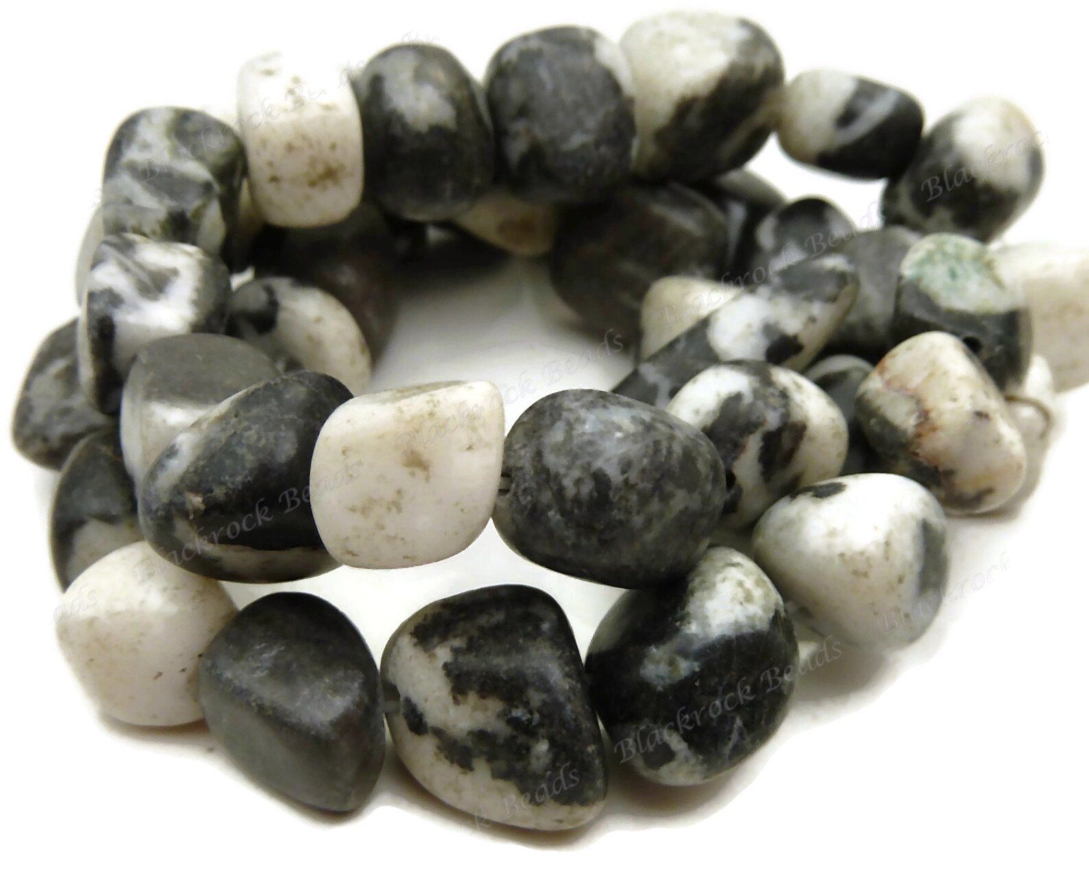 Zebra Jasper Rough Tumbled Nugget Natural Gemstone Beads 15 | Etsy