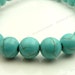 8mm Turquoise Blue Magnesite Matrix Round Gemstone Beads 16 Inch Strand ...