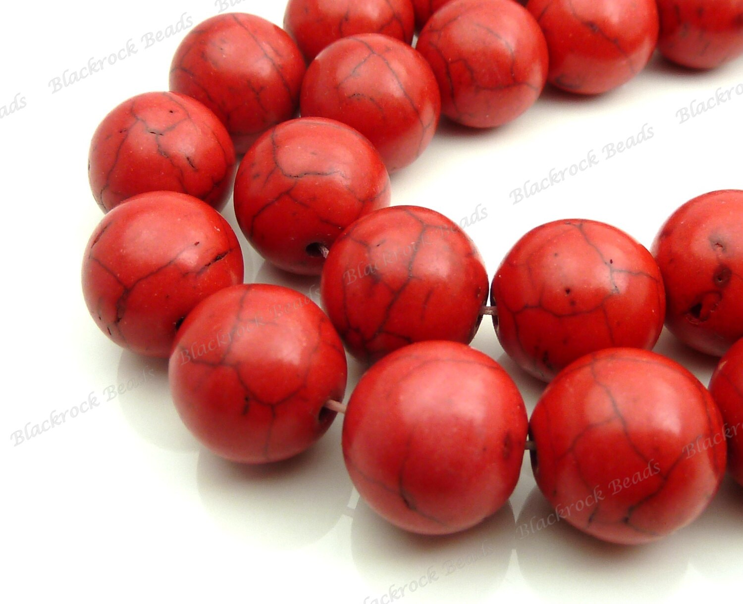 16mm Red Magnesite Gemstone Beads 15.5 Inch Strand Round - Etsy