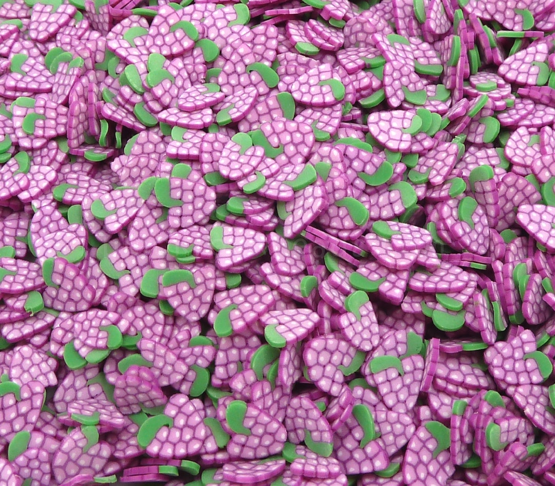 Purple Grape Polymer Clay Sprinkles NOT EDIBLE Fake Sprinkles, Deco ...