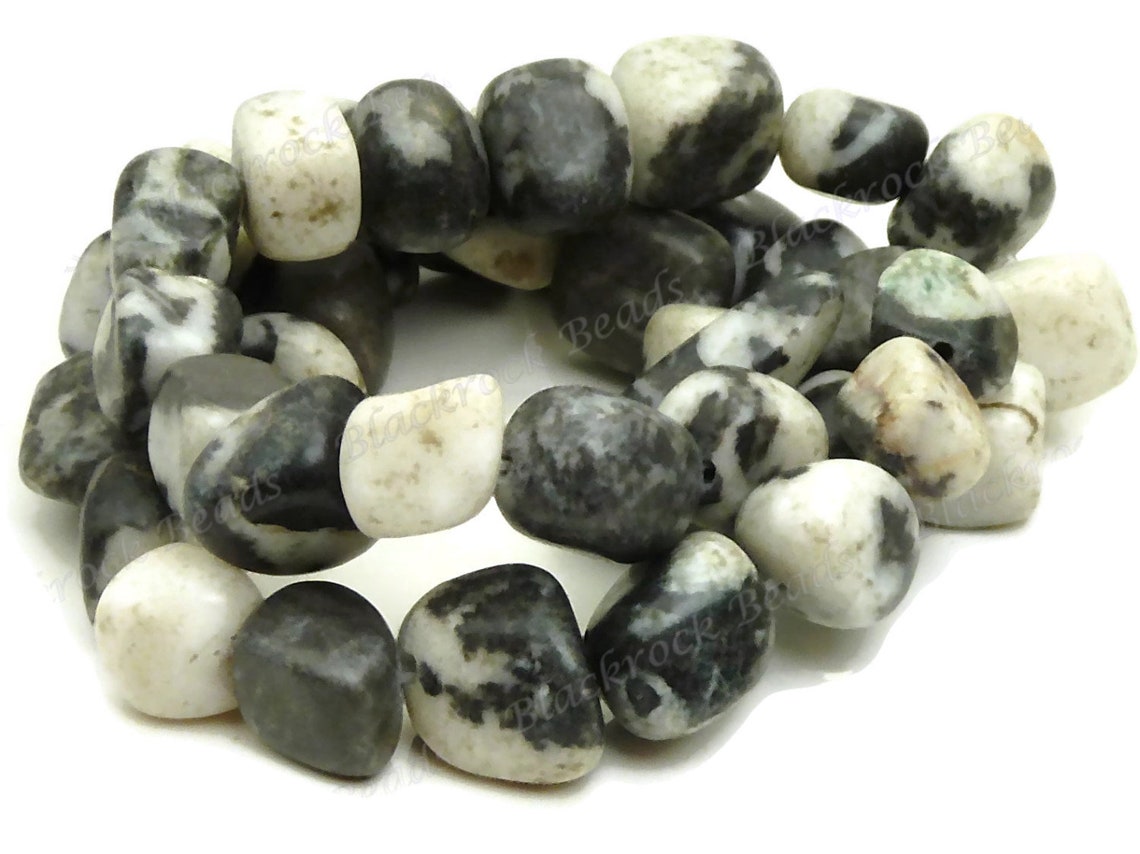 Zebra Jasper Rough Tumbled Nugget Natural Gemstone Beads 15 | Etsy
