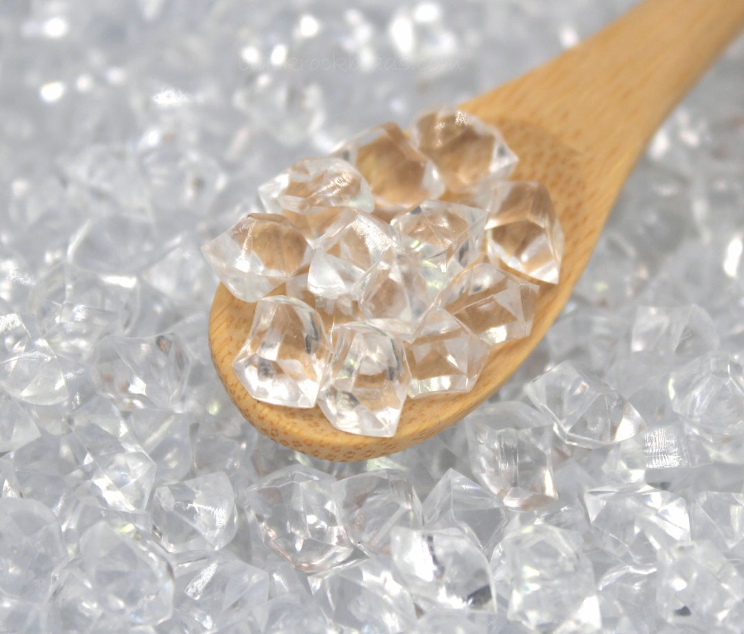 Small FAKE Crushed Ice Chunks - 5x7mm Resin Ice Chips, Fake Bake Deco ...
