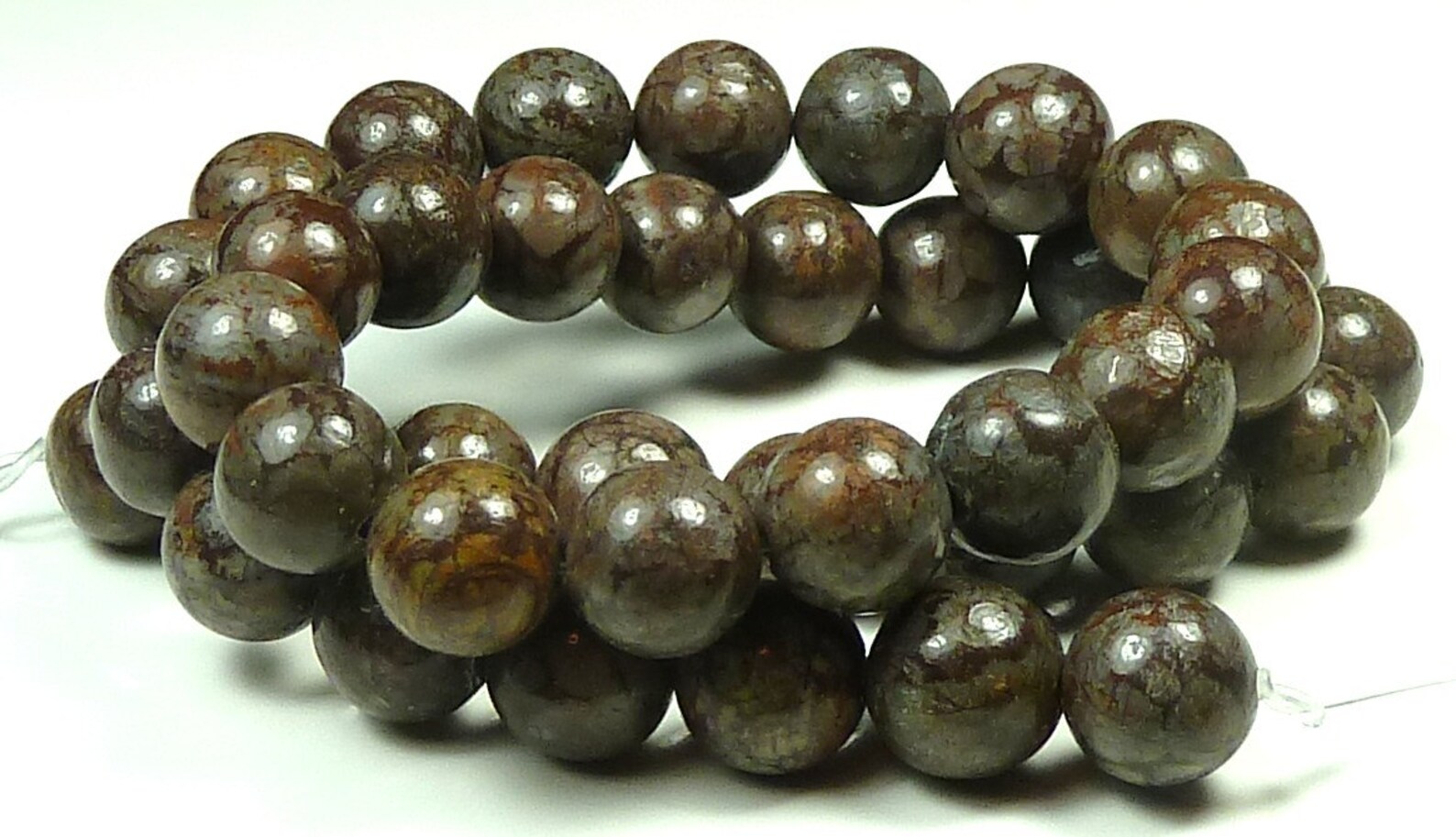 4mm Brown Snowflake Jasper Natural Gemstone Beads 16 Inch - Etsy